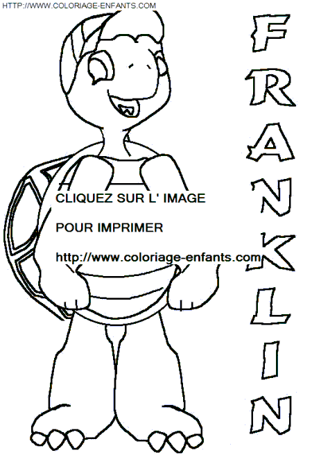 Franklin coloring - Franklin coloring pages to color - Franklin ...