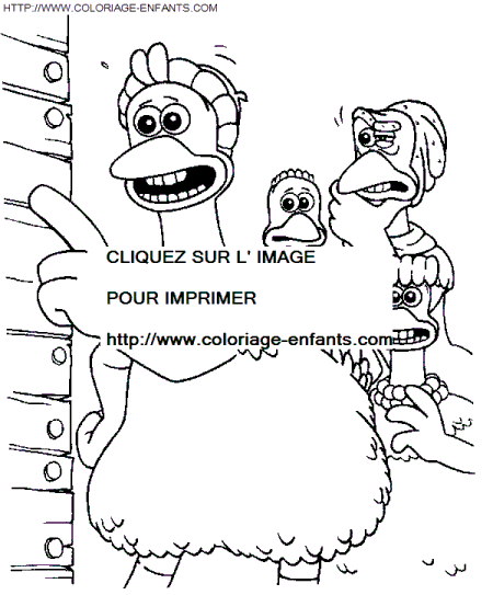 Chicken Run coloring - Chicken Run coloring pages to color - Chicken ...