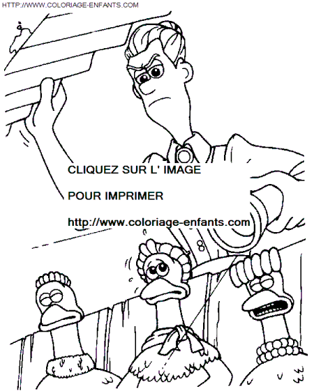 Chicken Run coloring - Chicken Run coloring pages to color - Chicken ...