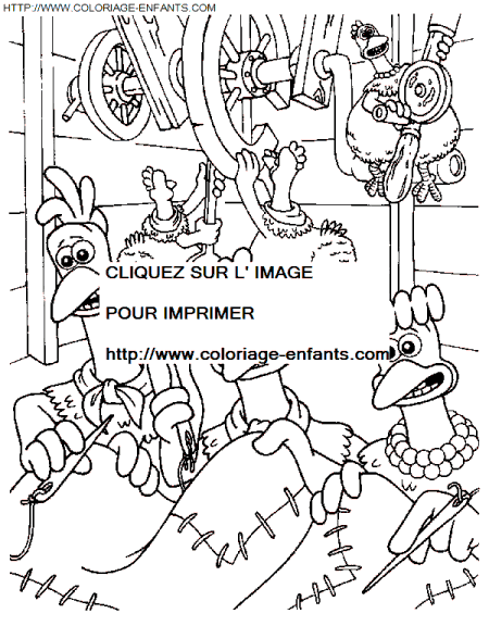 Chicken Run coloring - Chicken Run coloring pages to color - Chicken ...