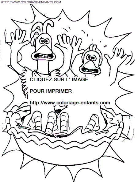 Chicken Run coloring - Chicken Run coloring pages to color - Chicken ...
