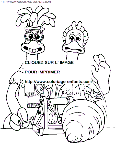 Chicken Run coloring - Chicken Run coloring pages to color - Chicken ...