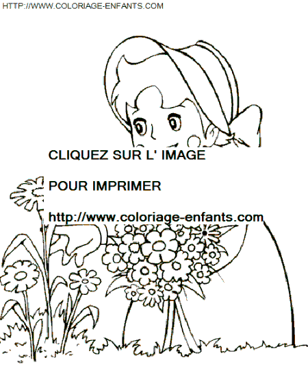 Heidi coloring - Heidi coloring pages to color - Heidi coloring book ...