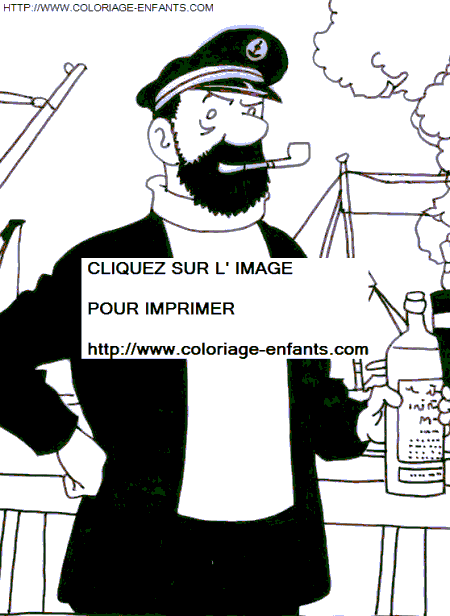 Tintin coloring - Tintin coloring pages to color - Tintin coloring book ...