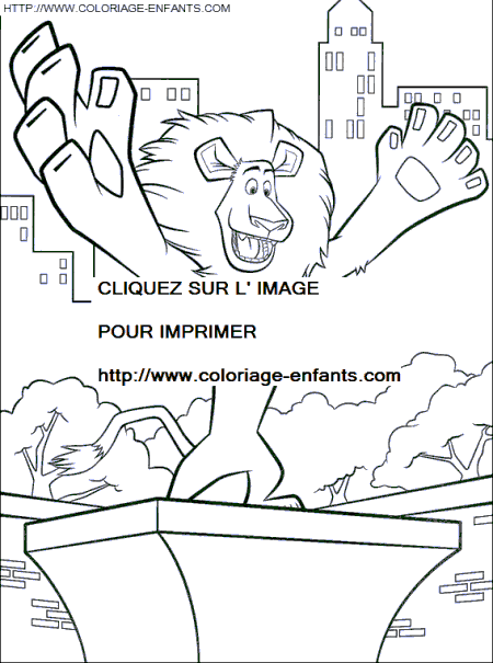 Madagascar coloring - Madagascar coloring pages to color - Madagascar ...