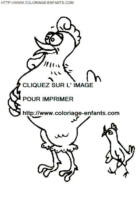 Three French Hens Coloring Pages